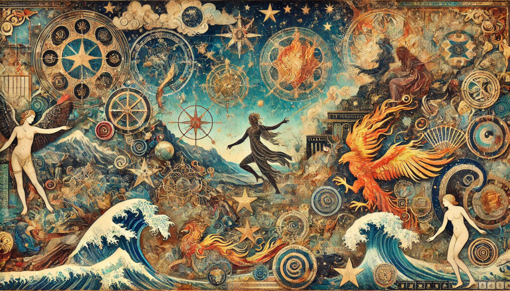 Collage Art Inspired by Mythology and Folklore - Collage Tutorials