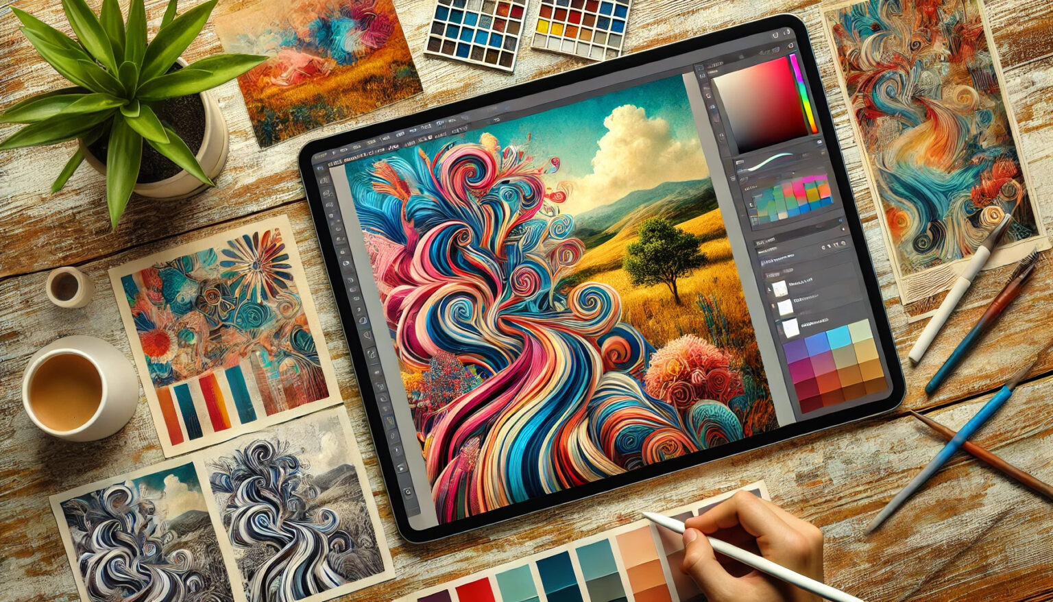 How to Combine Abstract and Realistic Elements in Digital Collages ...