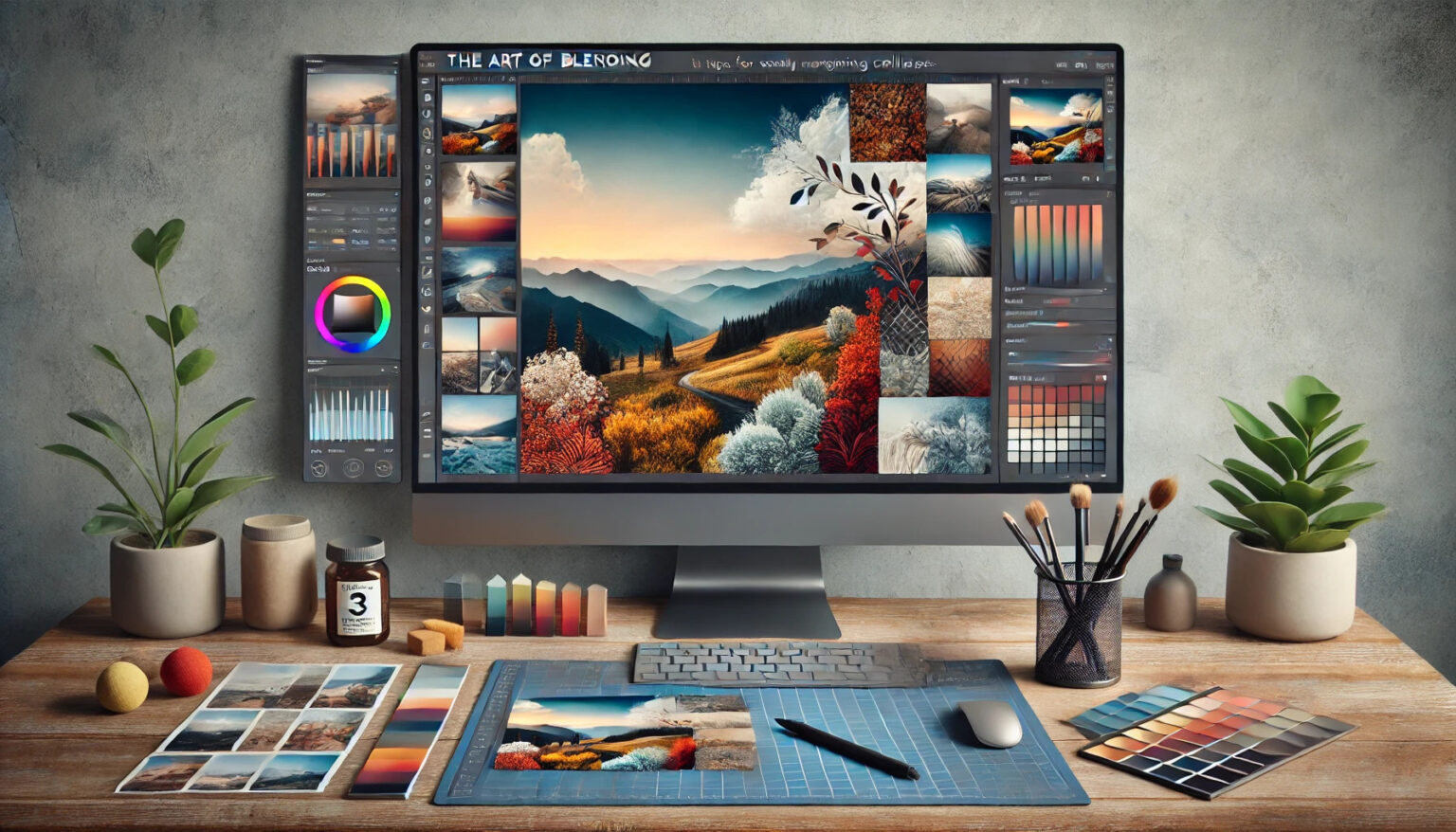 The Art of Blending: Tips for Seamlessly Merging Images in Digital Collages - Collage Tutorials