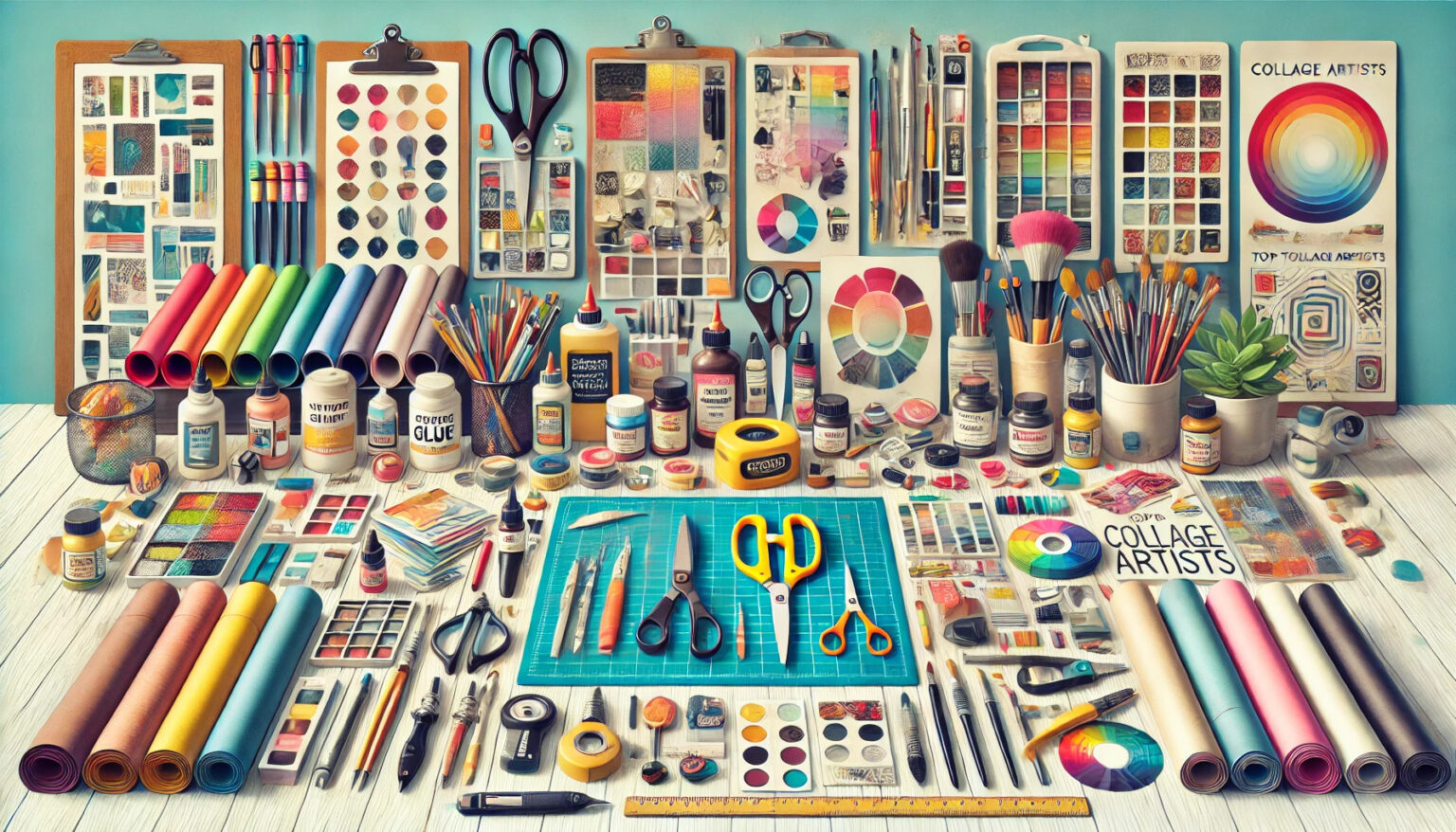 Top Tools for Collage Artists: Scissors, Glue, and Beyond! - Collage Tutorials